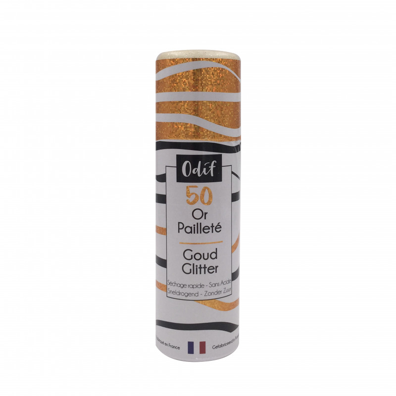 LAC SPRAY CU GLITTER AURIU - allmycrafts.ro